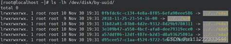 linux如何查看磁盘的uuid linux uuid csdn博客