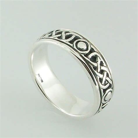 Iona Silver Celtic Ring Hebridean Jewellery