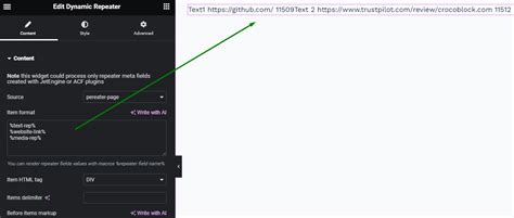 Dynamic Repeater Widget Overview — Jetengine Crocoblock
