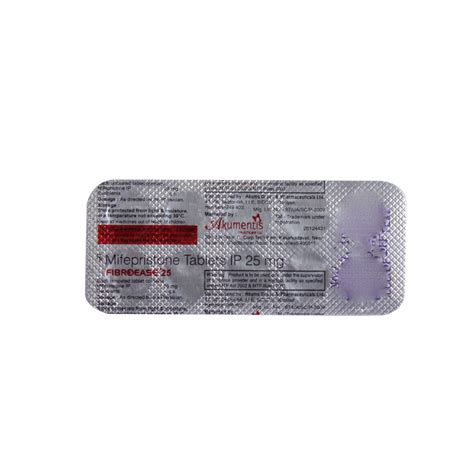 Buy Fibroease 25mg Tablet Online Uses Side Effects Price And