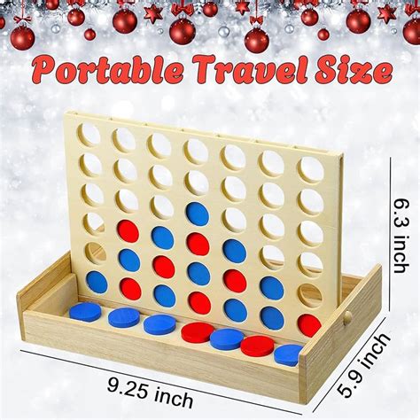 Amazon Wooden Connect Four Pandoo Bamboo Four In A Row Wood Free And