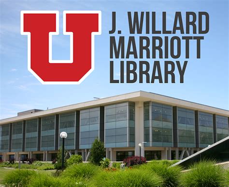J Willard Marriott Library University Of Utah Slc Ut University Of Utah Library