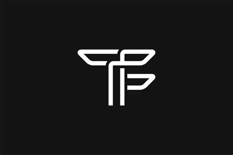 Letter TF Monogram Minimal Logo Design Vector Graphic Vector Art At Vecteezy