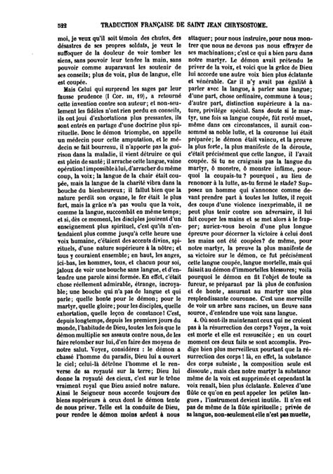 Pagejean Chrysostome Oeuvres Complètes Trad Jeannin Tome 3 1864