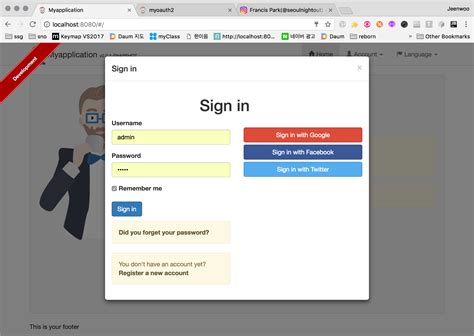 Authentication Jhipster Login Difference Between Oauth Configuration