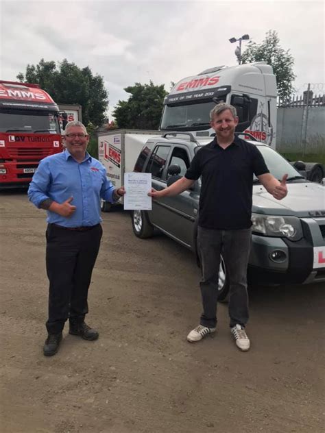 Congratulations Andy On Emms Transport And Training