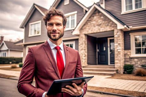 Friendly Real Estate Agent Assisting Customer Premium Ai Generated Image