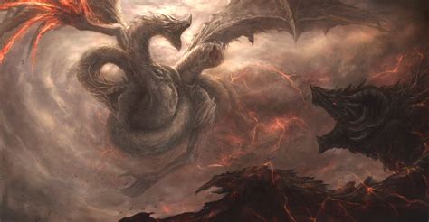 Bayle The Dread And Dragonlord Placidusax Elden Ring And 1 More Drawn