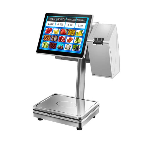 Ts3x Pc Scale With Capacitive Touch Screen Cash Register And Label