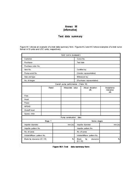 Test Data Api 610 Pdf Engineering Tolerance Pump