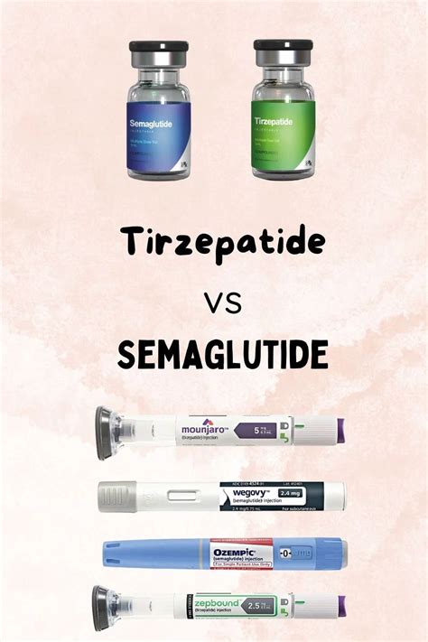 Best 13 Tirzepatide Vs Semaglutide Weight Loss Medication Comparison