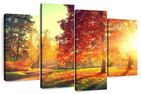 Autumn Sunset Wall Art Rushing Boots