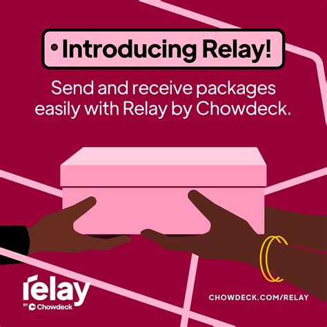Chowdeck Lets Introduce You To Relay By Chowdeck 🏃🏽‍♀️ Facebook