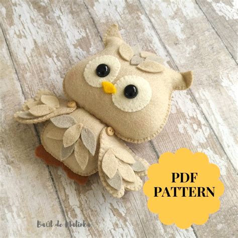 Owl Sewing Pattern Template