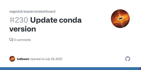 Update Conda Version Issue Oegedijk Explainerdashboard Github
