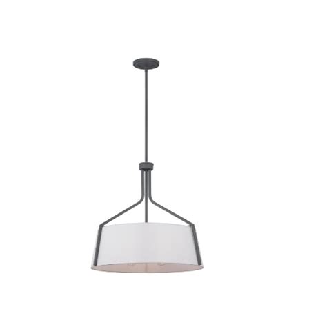 Nuvo Livingston Pendant Light Fixture Wo Bulbs 4 Light Putty Gray