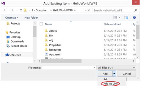 Sharing Code With Linked Files FinerCode