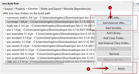 Add Apache Poi To Java Project Testingdocs