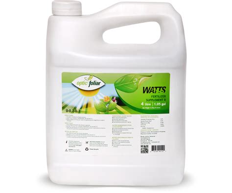 Optic Foliar Watts 4l 105gal Simply Hydroponics