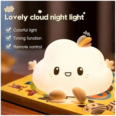 Plastic Cute Cloud Face Night Light Lamp At ₹ 300piece In New Delhi