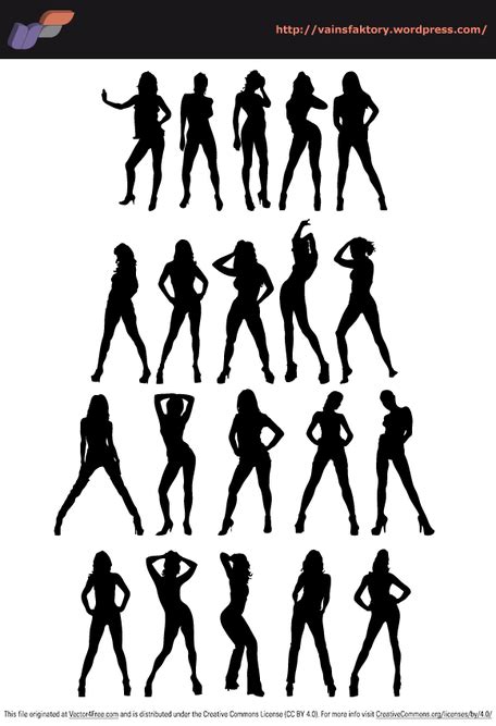 Sexy Silhouette Vector At Vectorified Com Collection Of Sexy Silhouette Vector Free For
