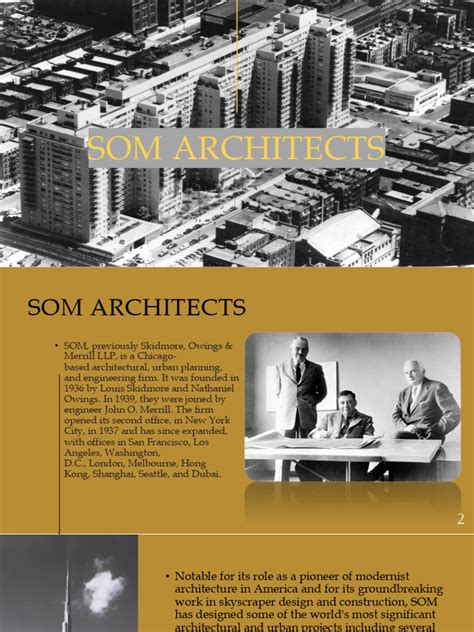 Som Architects Pioneers Of Modern Design Pdf Buildings And