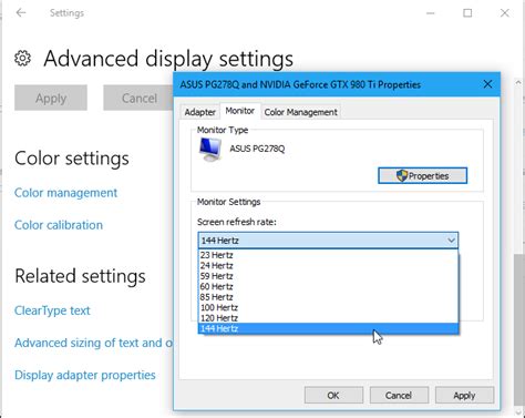 How To Make Your Hz Or Hz Monitor Use Its Advertised Refresh Rate
