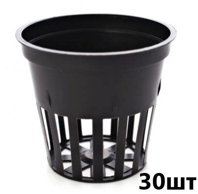 GHE Горшок для цветов, черный, 5 см х 5 см, 30 шт - купить с доставкой ...
