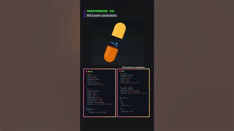 Pill Loader Animation 👾👨‍💻 Webdesign Coding Htmlcss Css Music Shorts Trending Animation