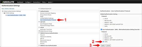 Absolute Secure Access Saml My Page Sso Configuration Rsa Ready Implementation Guide Rsa