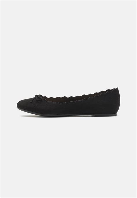 Anna Field Ballerinaskor Black Svart