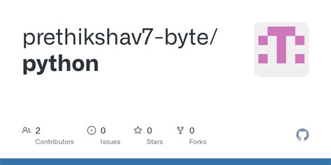 Github Prethikshav7 Bytepython · Github