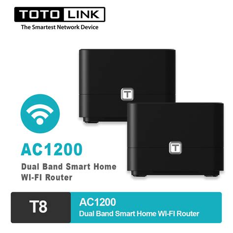 Jual Totolink T8 Ac1200 Dual Band Smart Home Wi Fi Router Shopee Indonesia