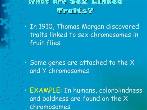 Sex Linked Traits Ppt Sex Linked Traits Ppt
