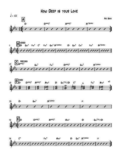 How Deep Is Your Love Sebastian Partitura Completa Pdf