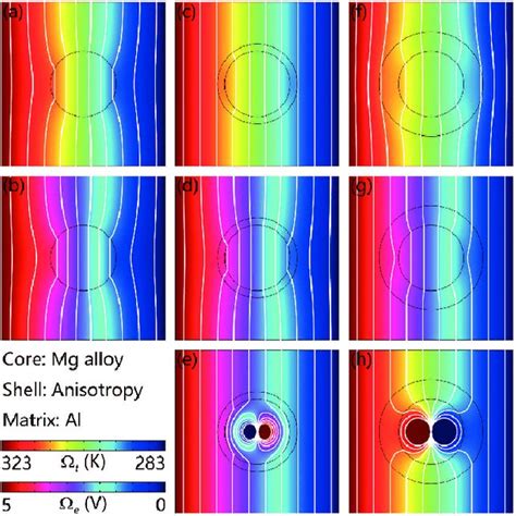 Two Dimensional Case With Anisotropic Shells The Core And Matrix Are