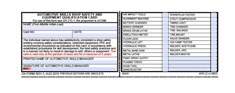 da form 3031 1 fillable army pubs 3031 1 pdf da forms 2025