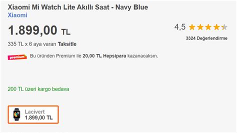 Xiaomi Mi Watch Lite I In Yeni Indirim Kampanyas Log