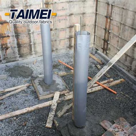 Pe Woven Fabric Fast Tube Vertical Concrete Column Form Concrete