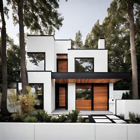 21 White Houses With Black Trim Ideas For Your Home White Exterior