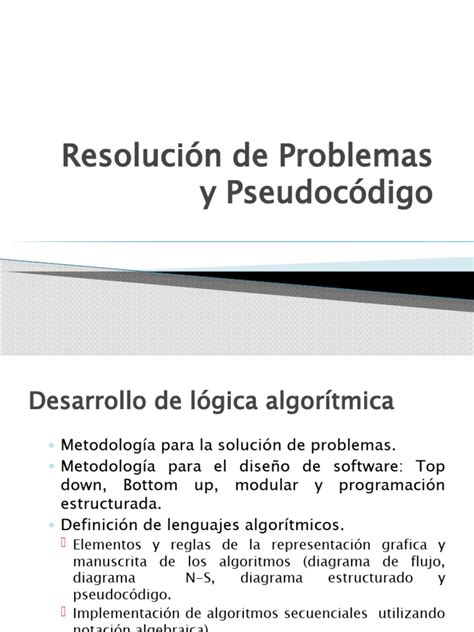 Clase 10 Logica Algoritmica Descargar Gratis Pdf Algoritmos Lenguaje De Programación