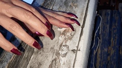 2jule2024scratchingpeeling Lina Long Nails Clips4sale