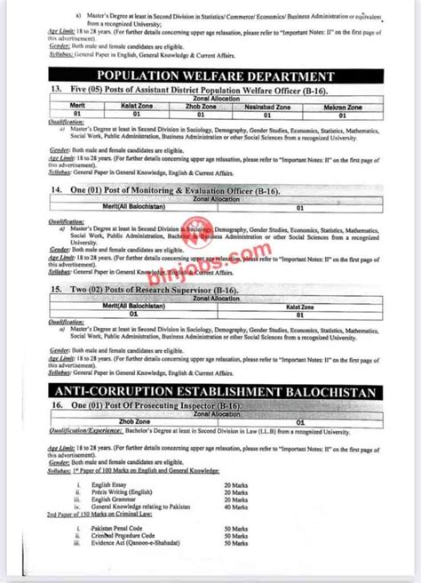 BPSC Jobs 2024 Advertisement No 11 2024 Balochistan Jobs