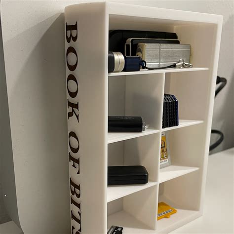 3d Printable Book Of Bits By 3dboxlt
