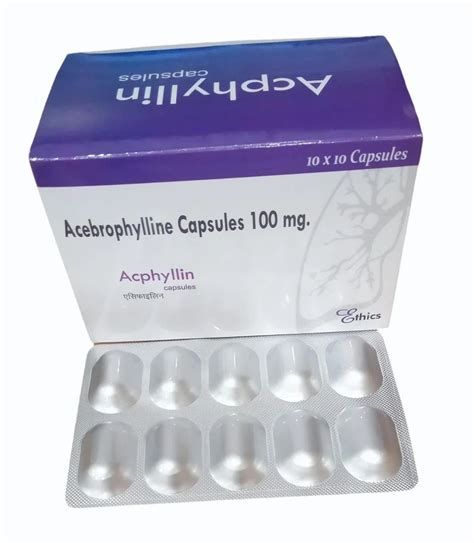 Acebrophyllin 100 Mg Capsules At ₹ 800box In Panchkula Id 6201537991