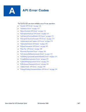 Fillable Online A API Error Codes Rackcdn Com Fax Email Print PdfFiller