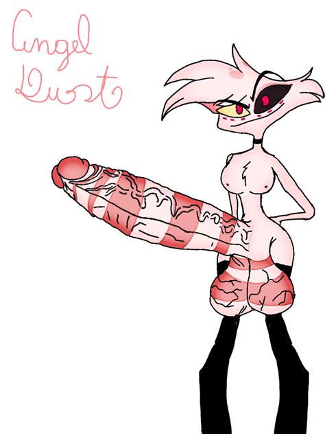 Rule 34 Angel Dust Hazbin Hotel Big Balls Big Penis Dick Giant