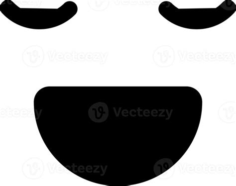 Face Expression Black 34891407 Png