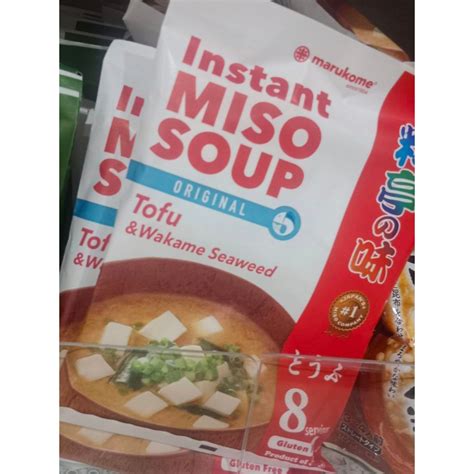 Marukome Miso Soup With Tofu And Wakame Seaweed Instant Soup 152g