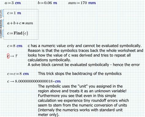 Solved Issue With Solving System Of Equations In Mathcad Ptc